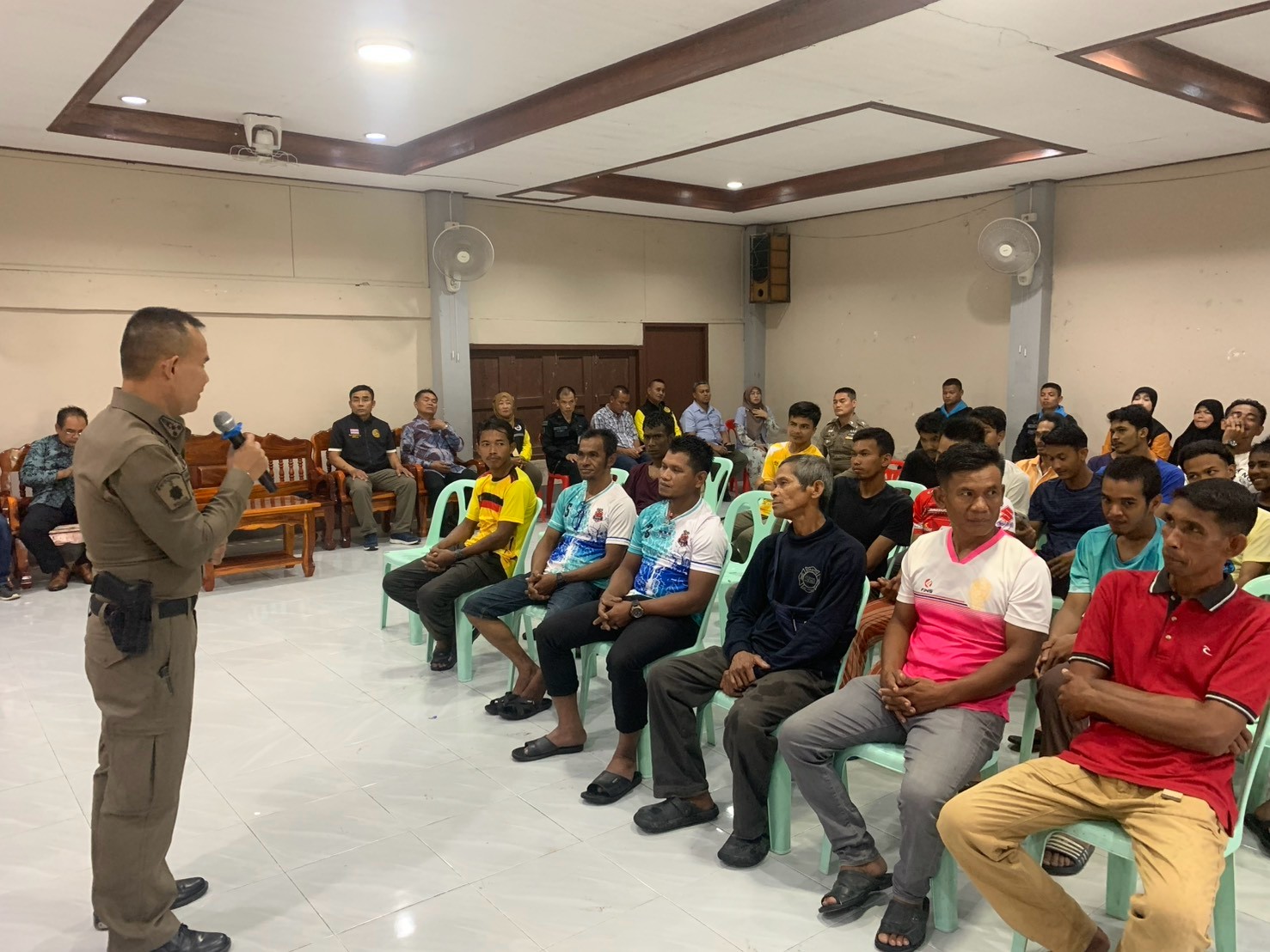 เปิดโครงการดำเนินงานตำบลยั่งยืน - สถานีตำรวจภูธรเจาะไอร้อง